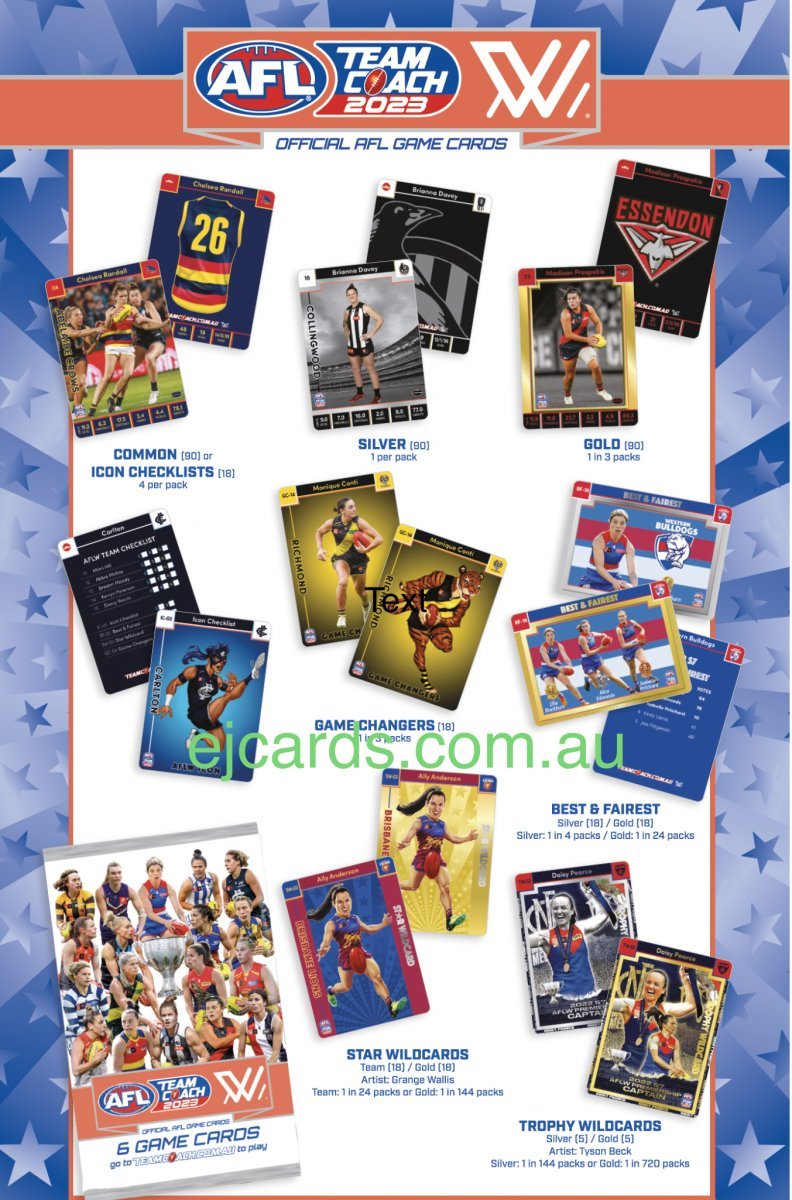 Australia's home of trading cards - sports, non-sports & supplies – EJ ...
